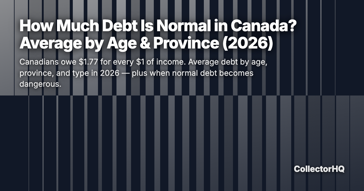 How Much Debt Is Normal in Canada? Average by Age & Province (2026)