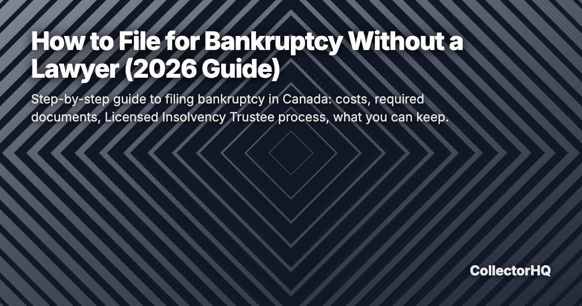 How to File for Bankruptcy Without a Lawyer (2026 Guide)